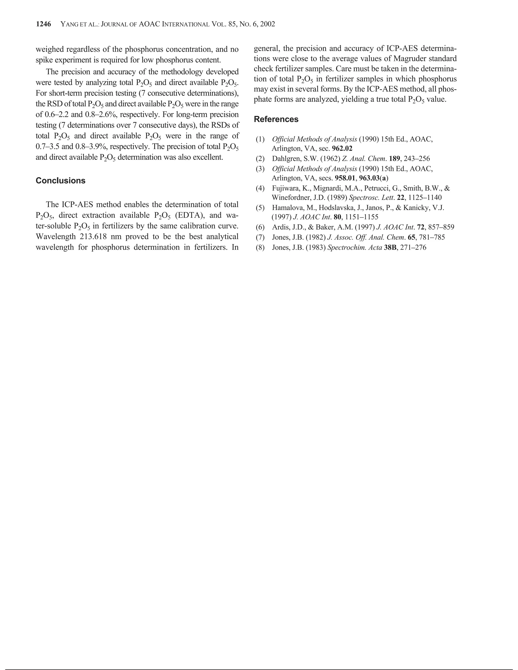 P2 o5 in fertilizer | PDF