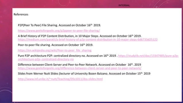 Peer To Peer File Sharing Pptx Computer Networking Computing