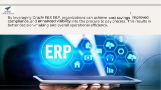 P2P-Demo EBS ERP demo file to client for | PPTX