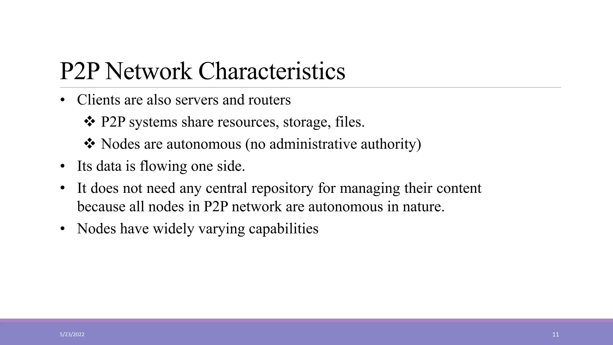 P2P-Network.ppt | Computer Networking | Computing