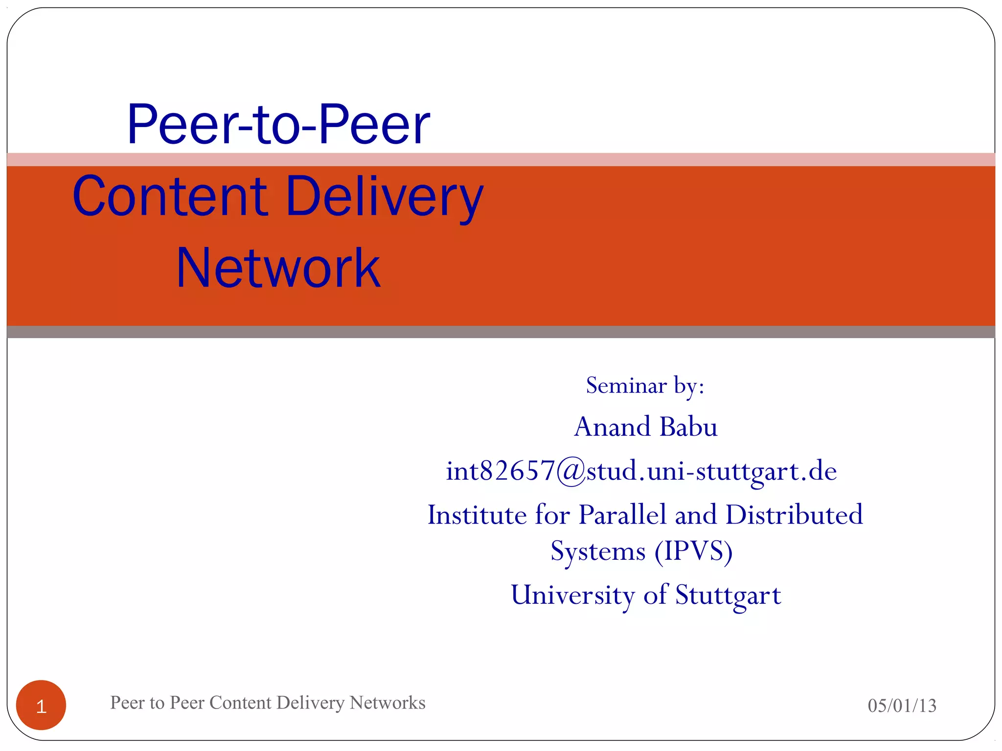 P2p cdn | PPT