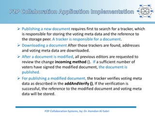 P2P collaboration systems | PPT