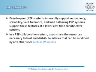 P2P collaboration systems | PPT