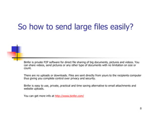 Sending large files | PDF