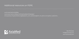 AxiaMed_6 facts about P2PE | PPT