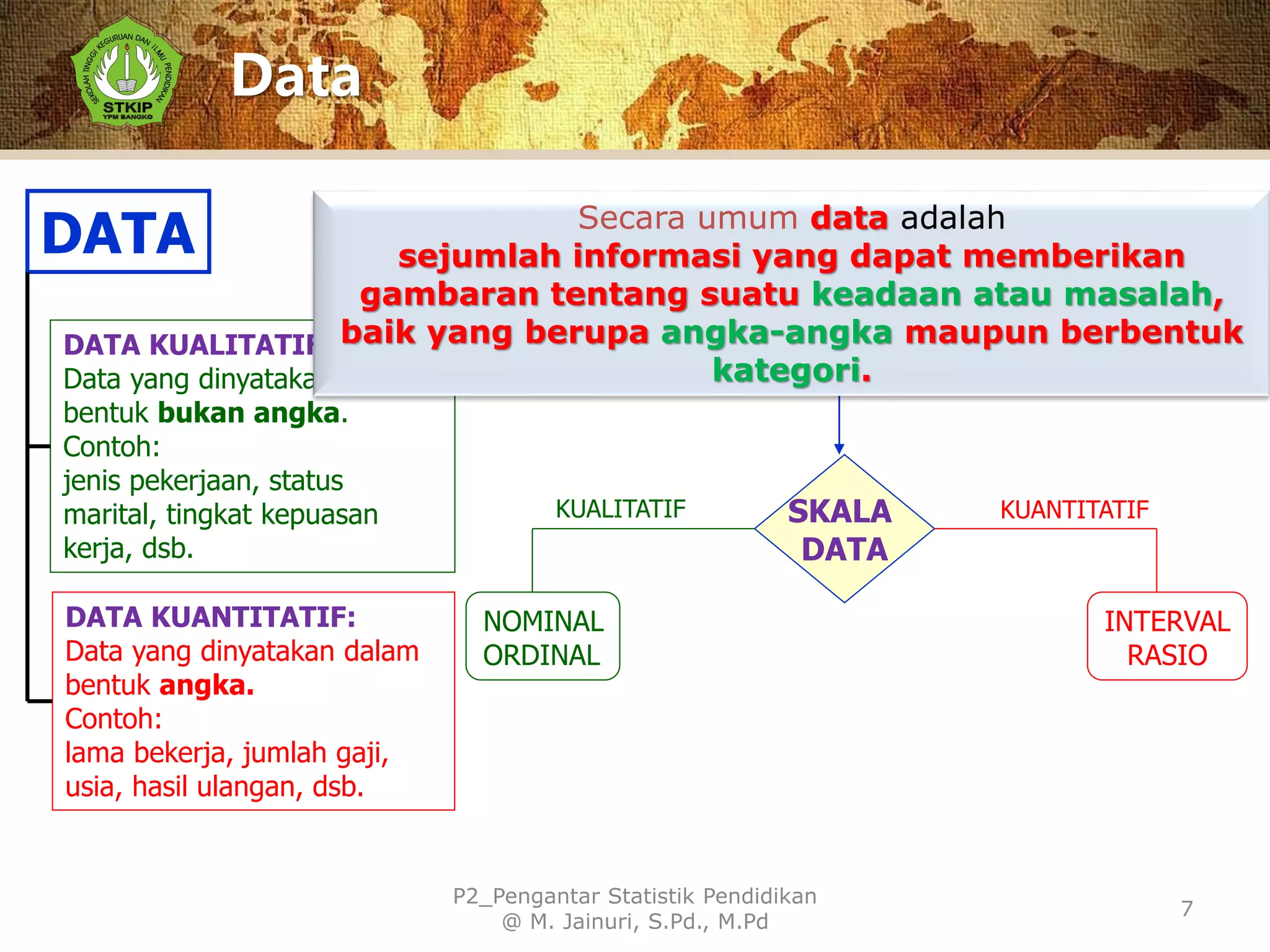 P2 pengantar statistik pendidikan | PDF