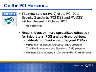 Point-to-Point Encryption: Best Practices and PCI Compliance Update | PPT
