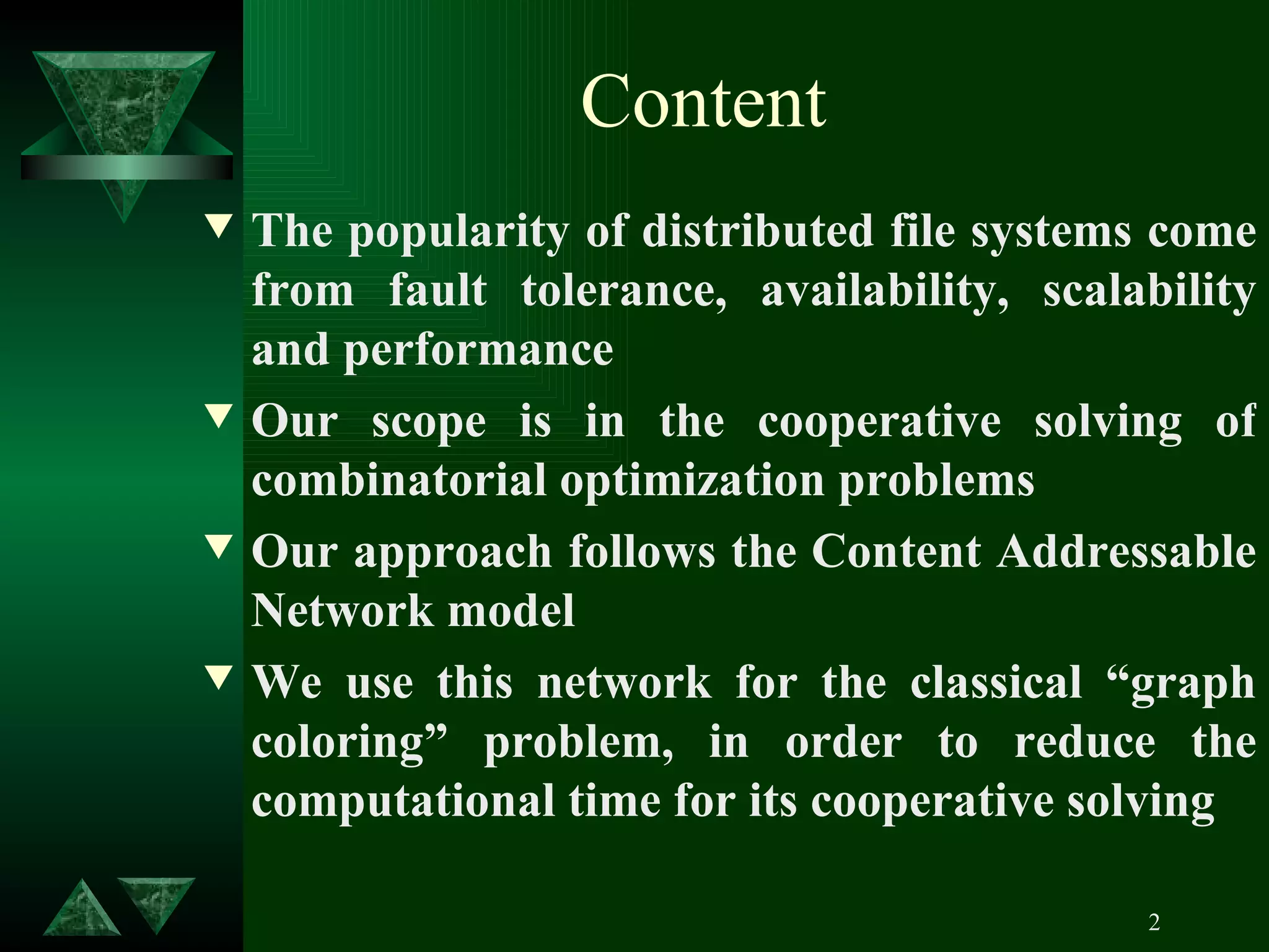 Graph Coloring using Peer-to-Peer Networks | PPT Graph Coloring using Peer-to-Peer Networks | PPT