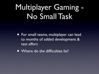 P2P Multiplayer Gaming | PDF | Computer Networking | Computing