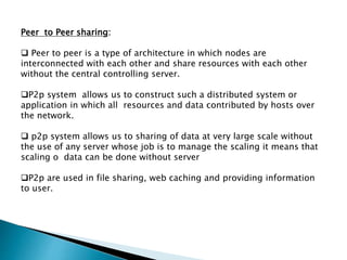 PEER_TO_PEER SHARING PRESENTATION | PPTX