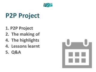 P2P Project, an elearning success case [EN] | PDF