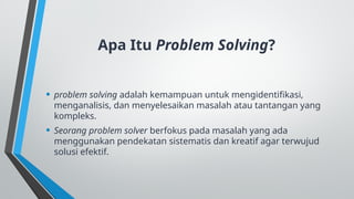 Problem Solving Skill in Human Character Building.pptx