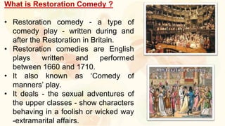 The Rover As a Restoration Comedy | PPTX