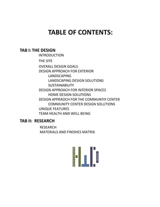 House to Home Design Competition for Autism Speaks | PDF