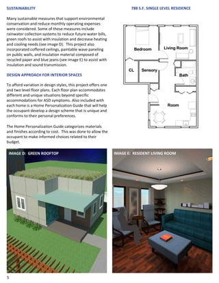 House to Home Design Competition for Autism Speaks | PDF