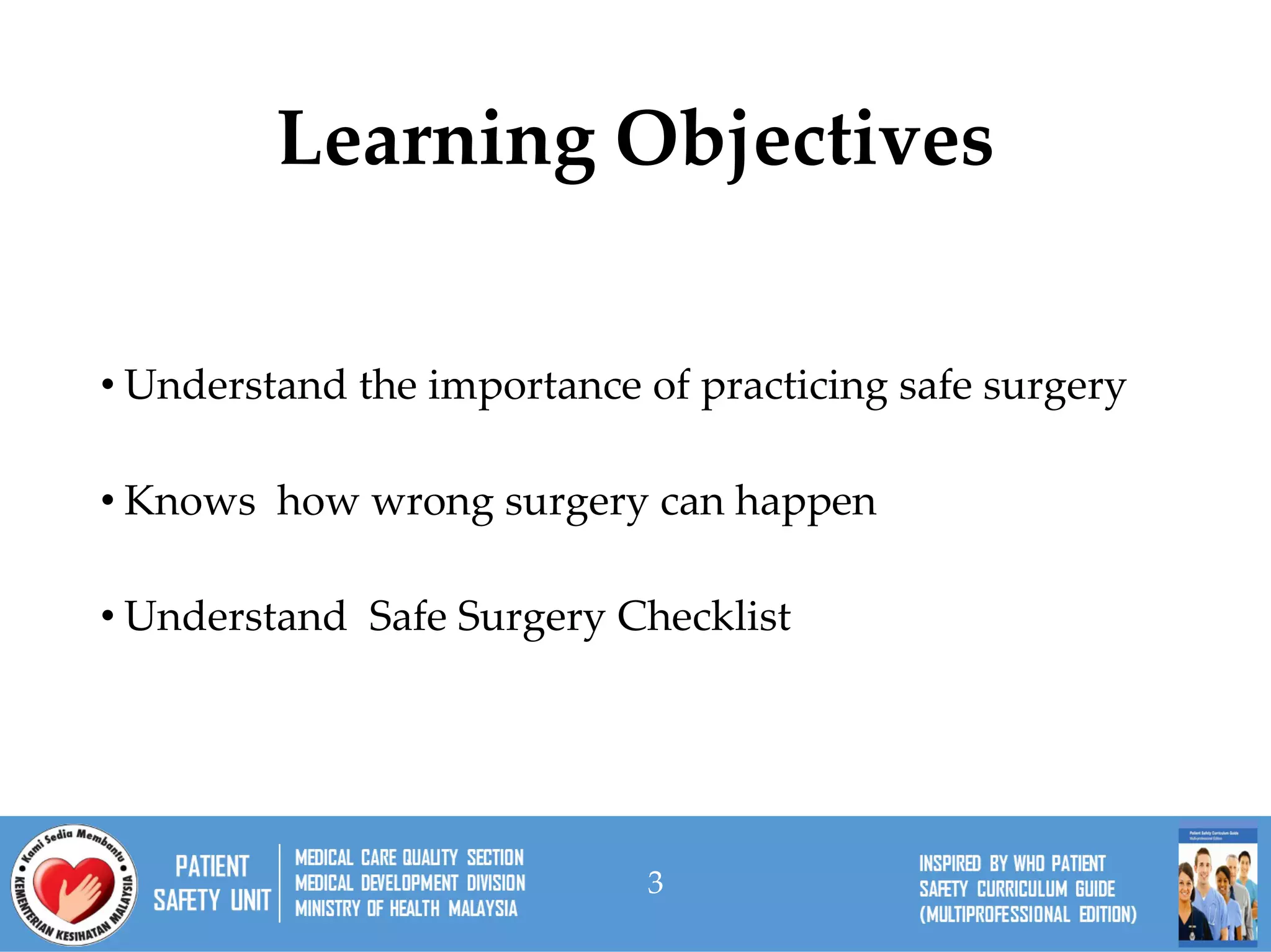 P2 SAFE SURGERY HOUSEMANSHIP MALAYSIA | PDF