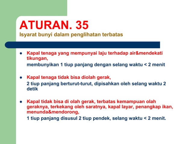 p2tl, peraturan pencegahan tubrukan di laut.ppt