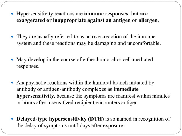 Hypersensitivity types.pptx | Allergies | Diseases and Conditions