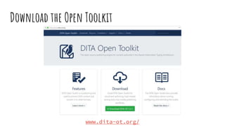 Learning DITA on your Own | PPT