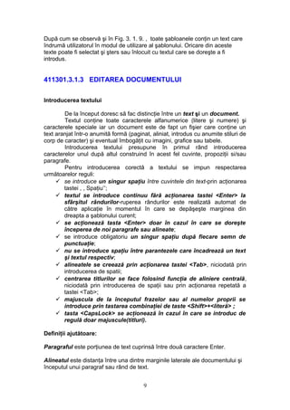 P3.1 crearea unui nou document | DOC