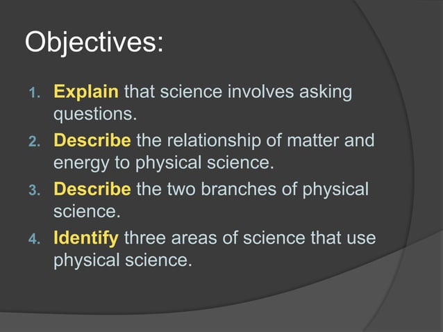 P3.1 Exploring Physical Science | PPTX