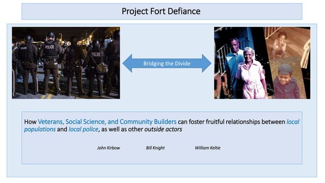 Project Fort Defiance - Applications for Communities | PPT