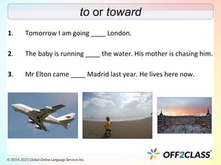 Teaching Prepositions Of Movement — Free ESL Lesson Plan | PPTX