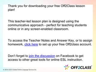 Teaching Prepositions Of Movement — Free ESL Lesson Plan | PPTX