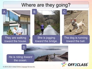 Teaching Prepositions Of Movement — Free ESL Lesson Plan | PPTX | Education