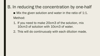AS P3 different types of dilution lecture | PPTX