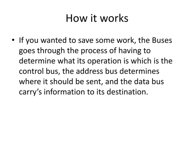 P3 computer bus system | PPTX | Operating Systems | Computer Software and Applications