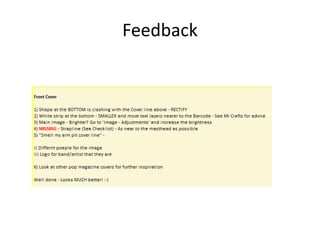 P3 Magazine Pages- Before and After Feedback | PPTX
