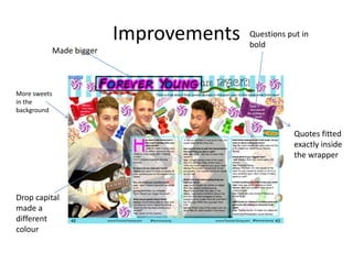 P3 Magazine Pages- Before and After Feedback | PPTX