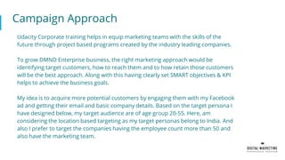 digital marketing - project 3 part 2 facebook campaign evaluation | PPT