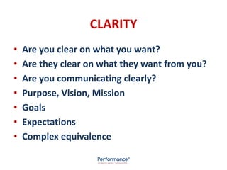 The Performance Equation & Results Matrix | PPT