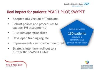 ECO 12 - Improving the quality of physical health checks | PPT