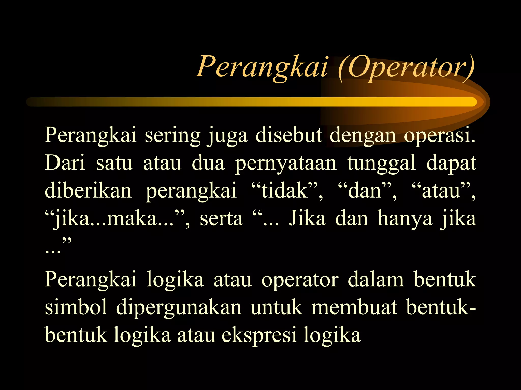 tabel kebenaran&hukum | PPTX