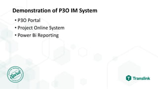 P30 information management system webinar | PDF