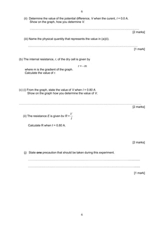 Physics P3 2003 question | DOC | Physics | Science