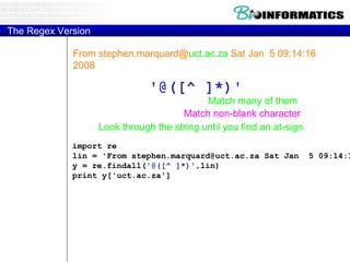 P3 2018 python_regexes | PPT