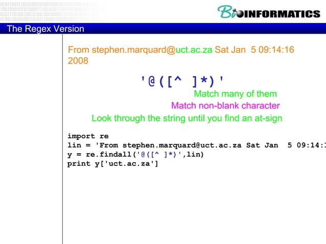 P3 2018 python_regexes | PPT