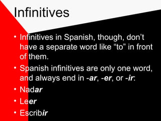 P32 Infinitives | PPT