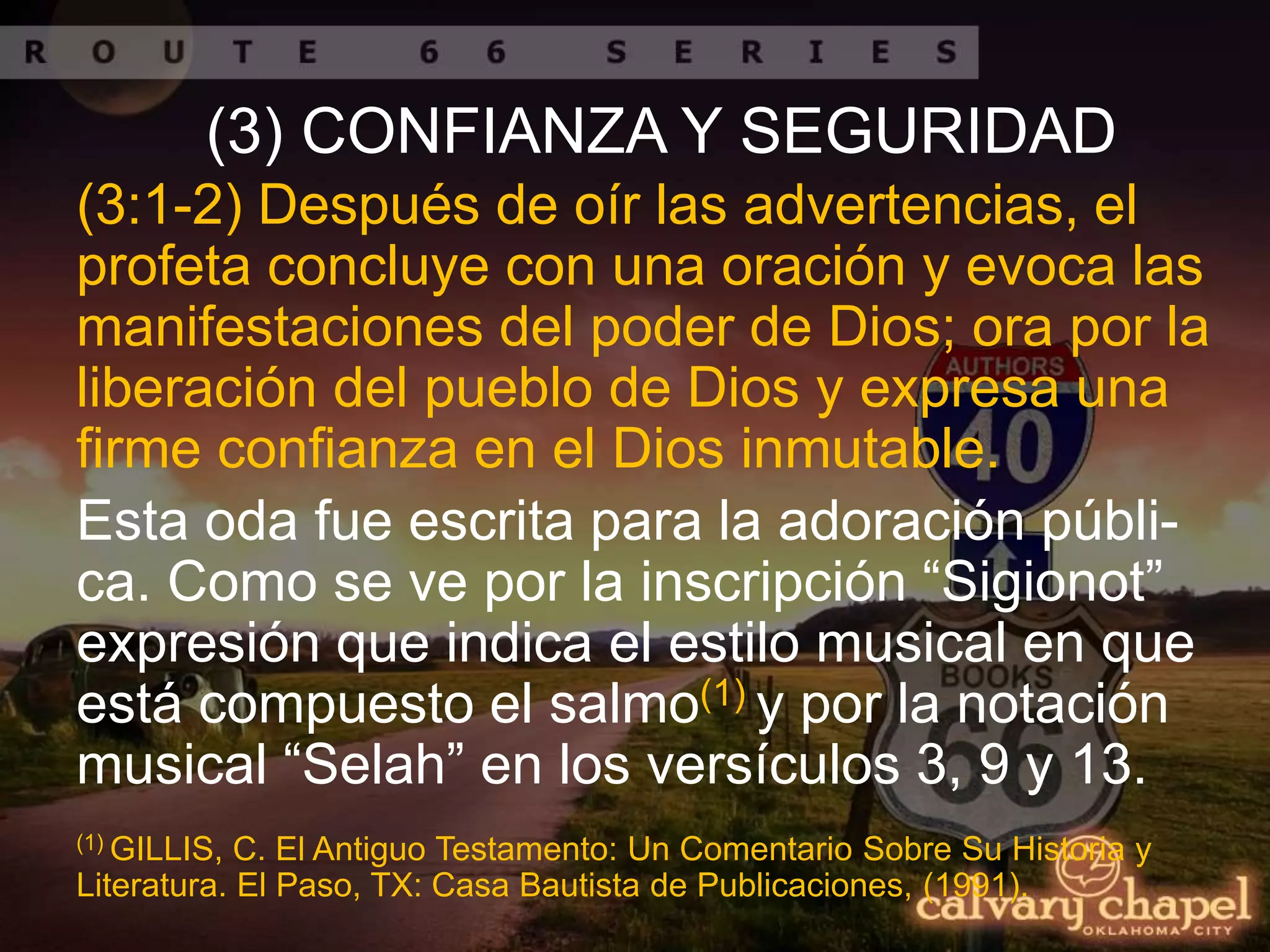 P35 Estudio Panorámico de la Biblia: Habacuc | PPTX