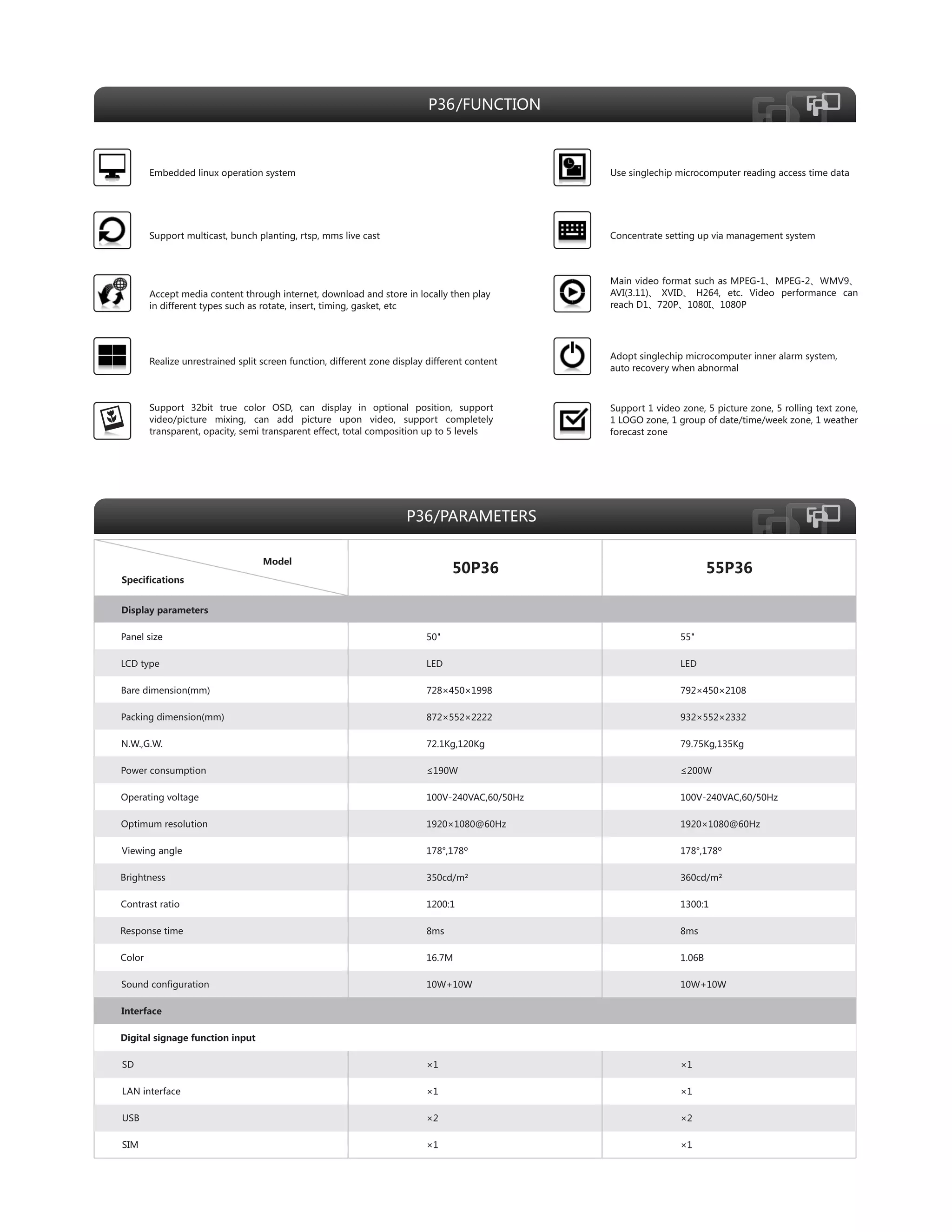Digital Signage_P36 - totem | PDF