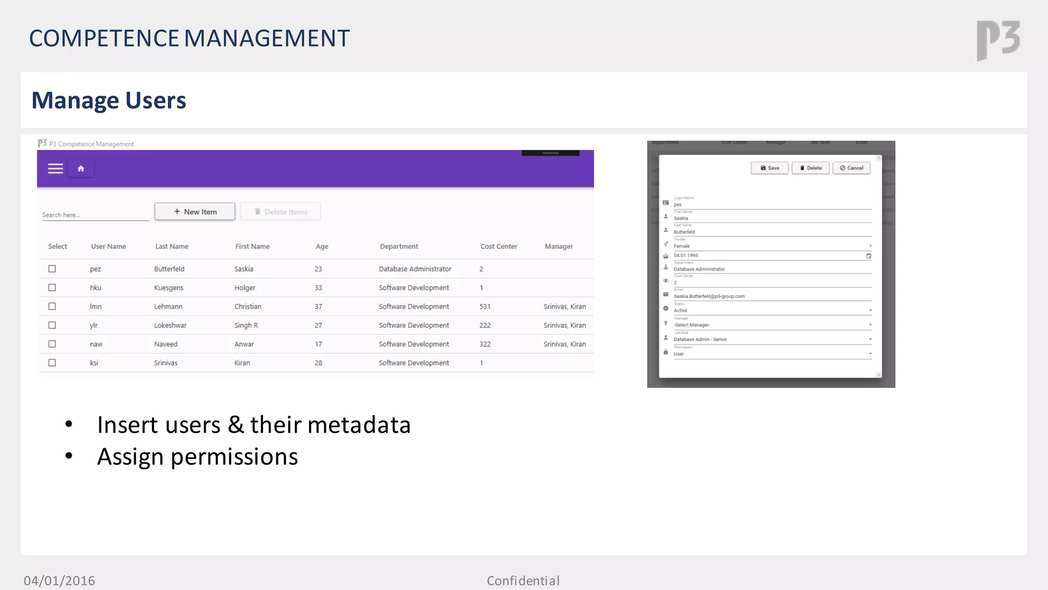 P3 Competence Management Tool | PPT