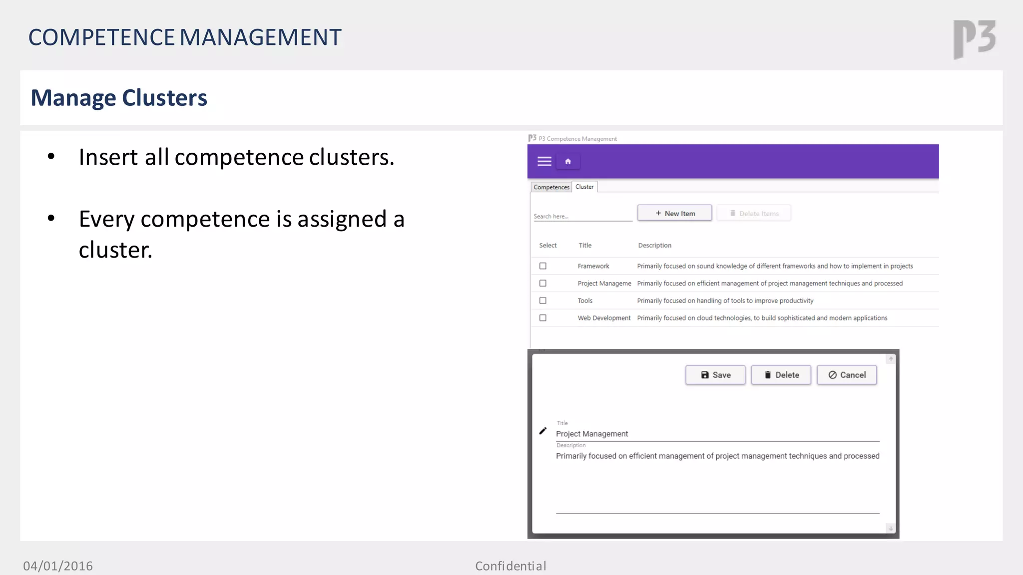 P3 Competence Management Tool | PDF