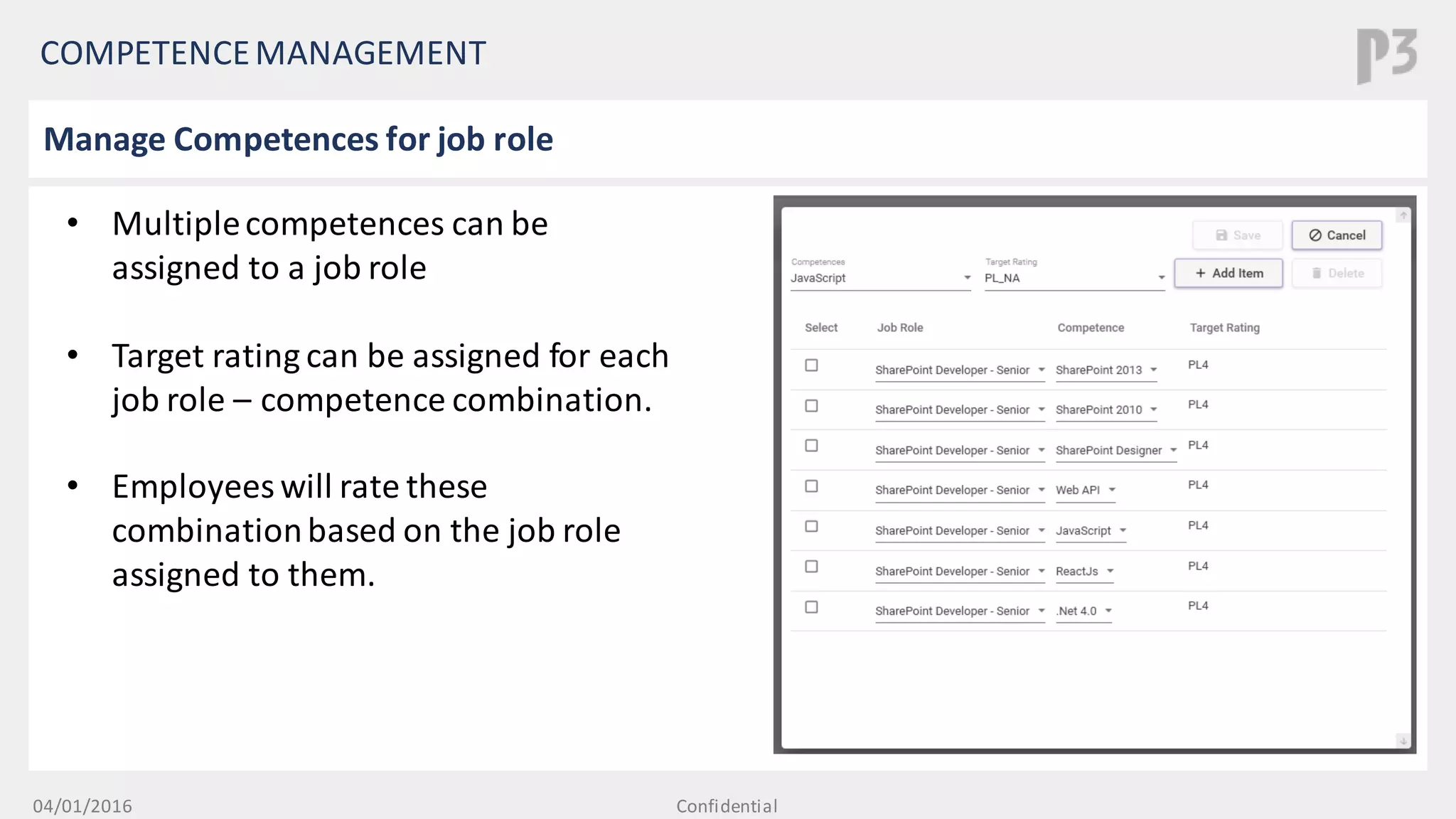 P3 Competence Management Tool | PDF