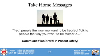 P3 EFFECTIVE COMMUNICATION HOUSEMANSHIP MALAYSIA | PPT