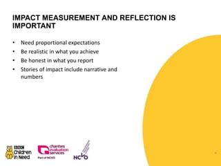 Expressing impact through storytelling (P3) | PPT