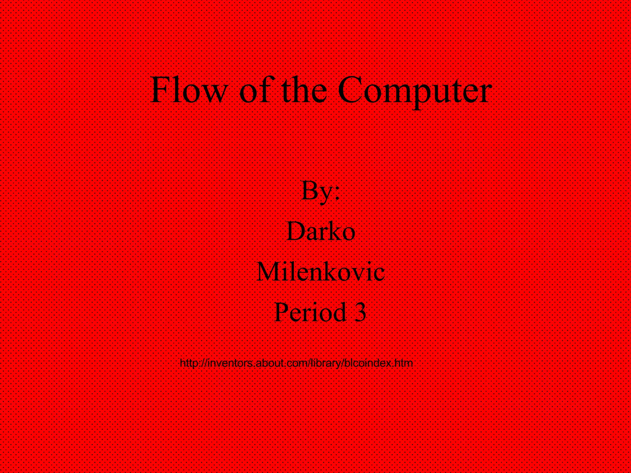 p3_History and Flow_milenkovic | PPT